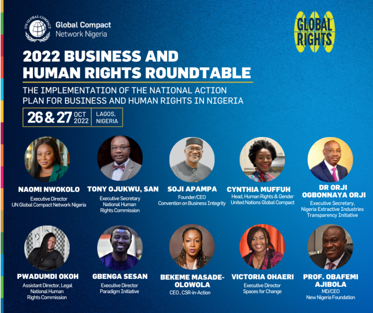 UN Global Compact Network Nigeria and Global Rights Nigeria call for ...